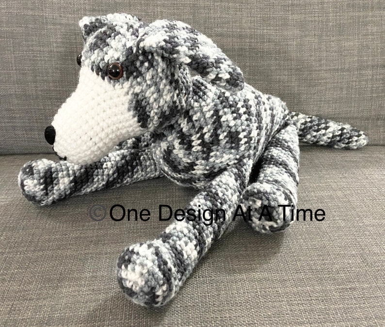 Crocheted Brindle Whippet children's Dog Toy - Etsy