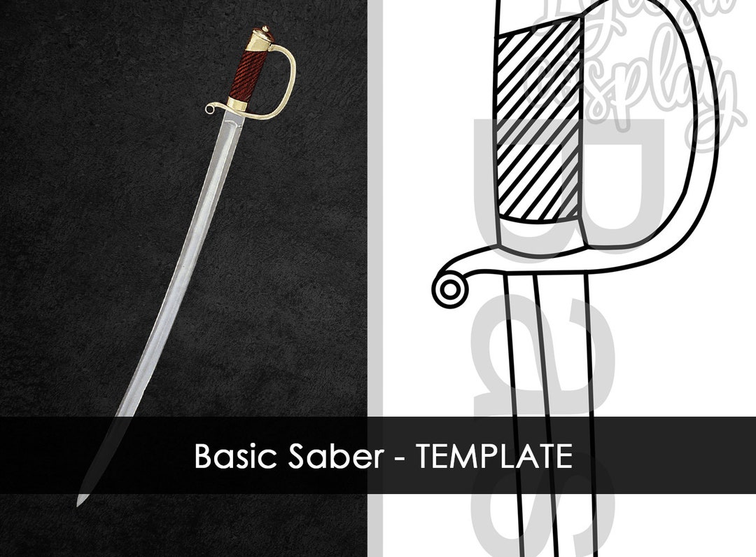 Saber Sword - TEMPLATE (saber Sword) - Etsy