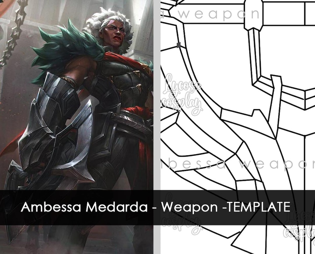 Arcane Ambessa Medarda Weapon league of Legendsarcane Templatre ...