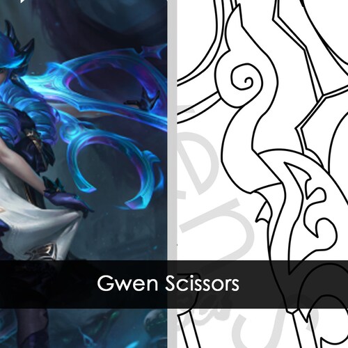 Gwen Scissors League of Legends PATTERN | Etsy
