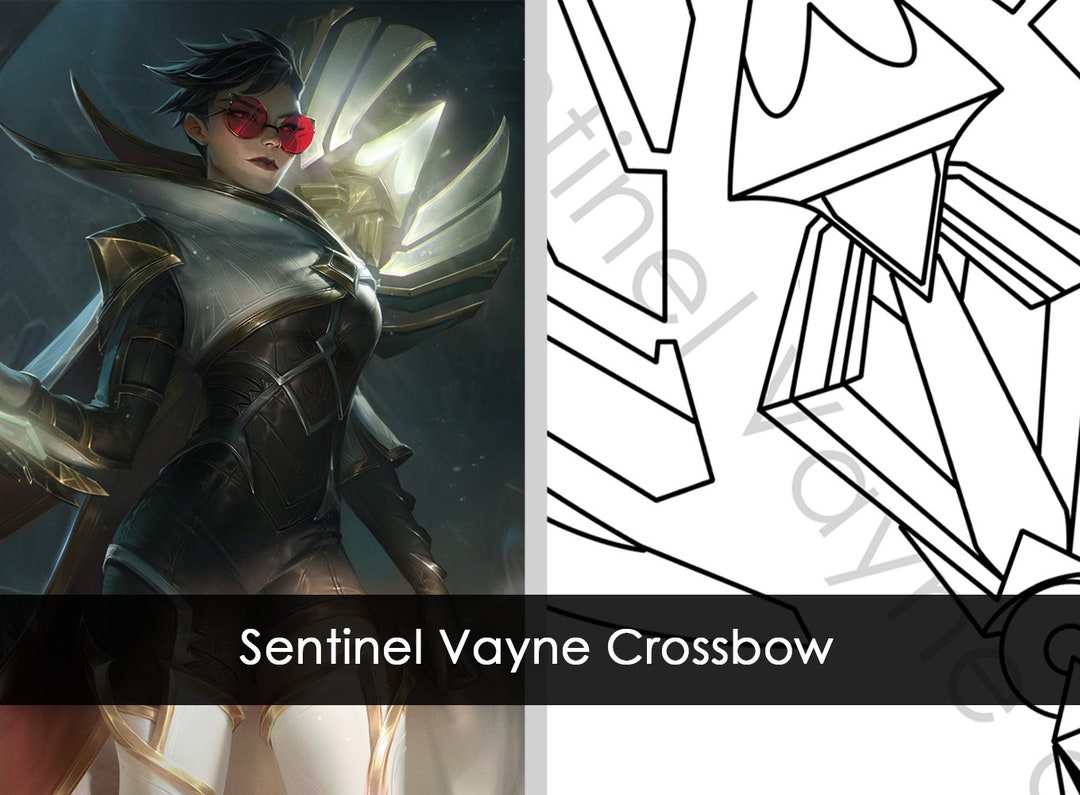 Sentinel Vayne Crossbow - TEMPLATE (league of Legends) - Etsy