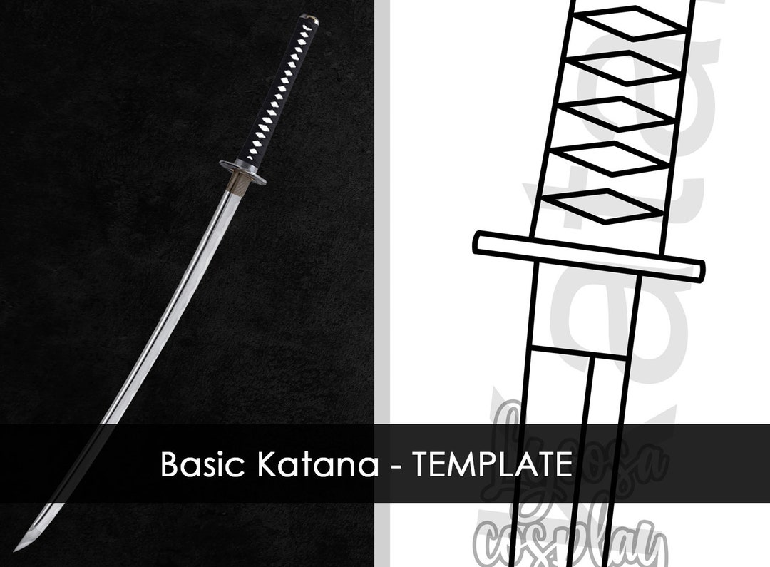 Basic Katana - TEMPLATE (japanese Katana, Katana, Basic Katana Sword ...