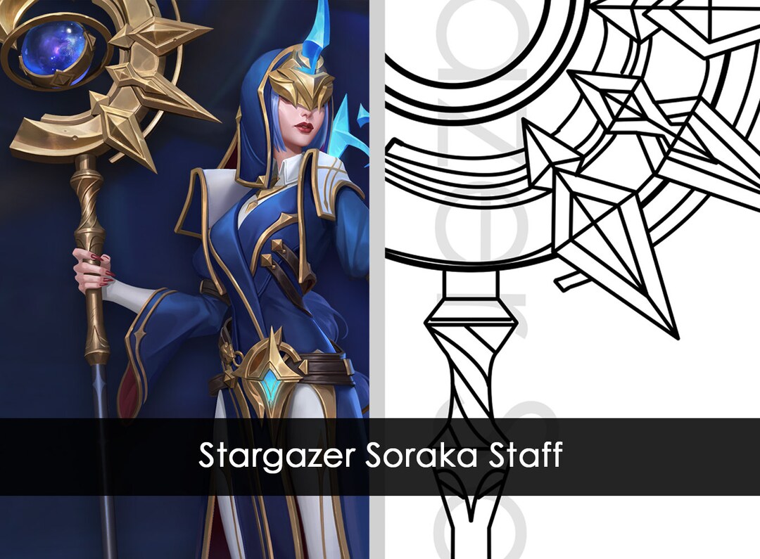 Stargazer Soraka Staff Inspired by Wild Rift - TEMPLATE (league of ...