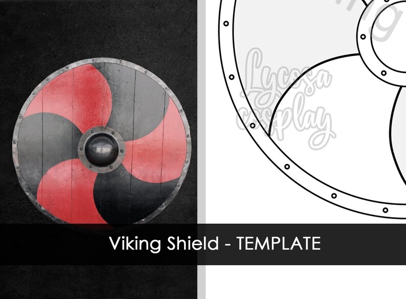 Viking Shield | Template | Shield | Digitalfile | PDF | Downloading ...