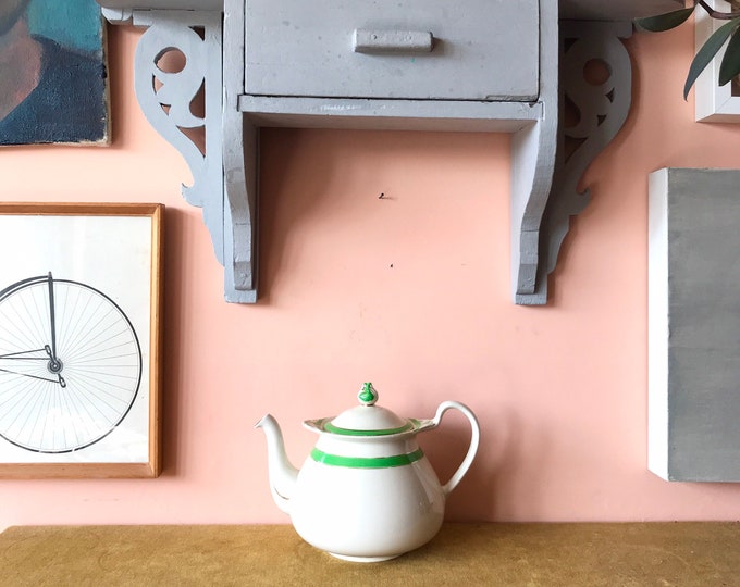 Queens Green Solian Ware, Soho Pottery, England Art Deco C.1930s Teapot ...