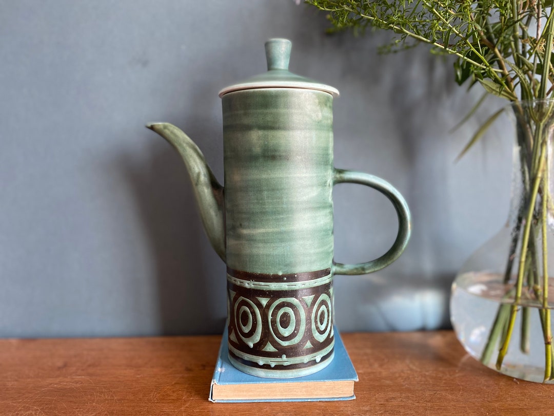Vintage Cinque Ports Pottery, the Monastery, Rye C. 1970s Coffee Pot ...