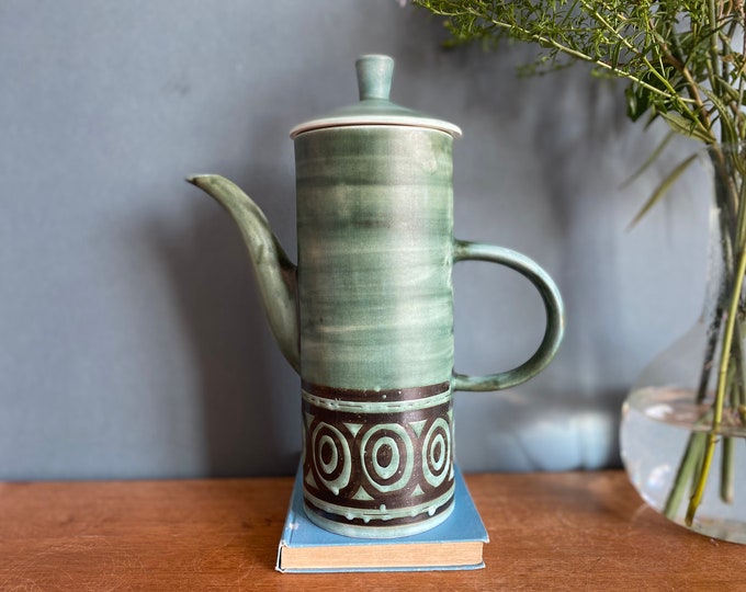 Vintage Cinque Ports Pottery, the Monastery, Rye C. 1970s Coffee Pot ...