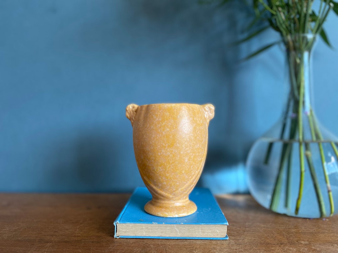 Vintage C.1930s Art Deco Crown Devon Rams Head Vase / Small Deco Vase ...