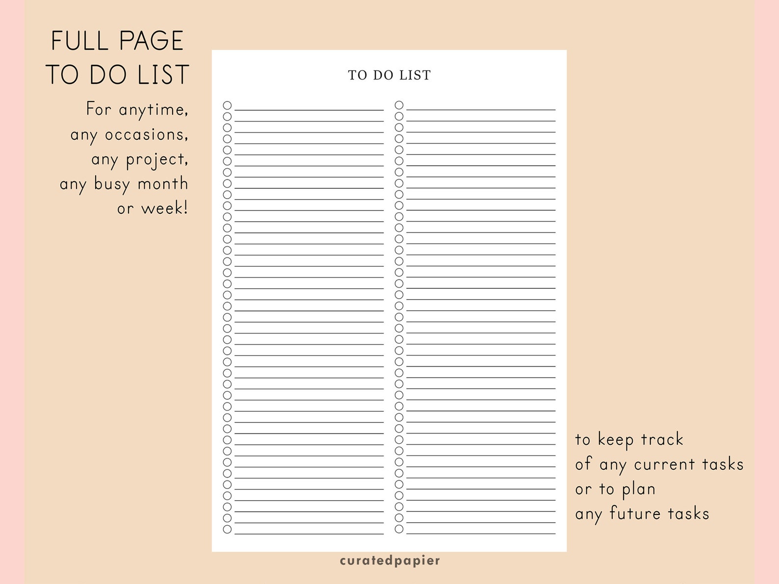Ultimate Productivity Planner Minimalist Planner Printable Minimalist ...