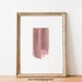 Blush Digital Art Print | Blush Pink Brush Stroke Art | Gallery Wall ...