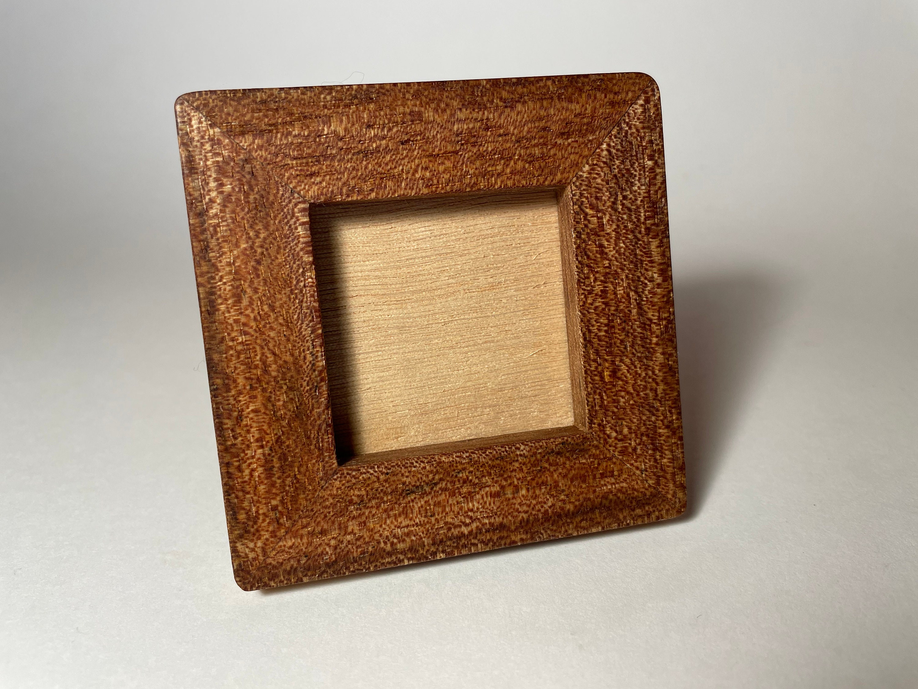 Small Wooden Picture Frame / Self Standing / Solid Wood - Etsy