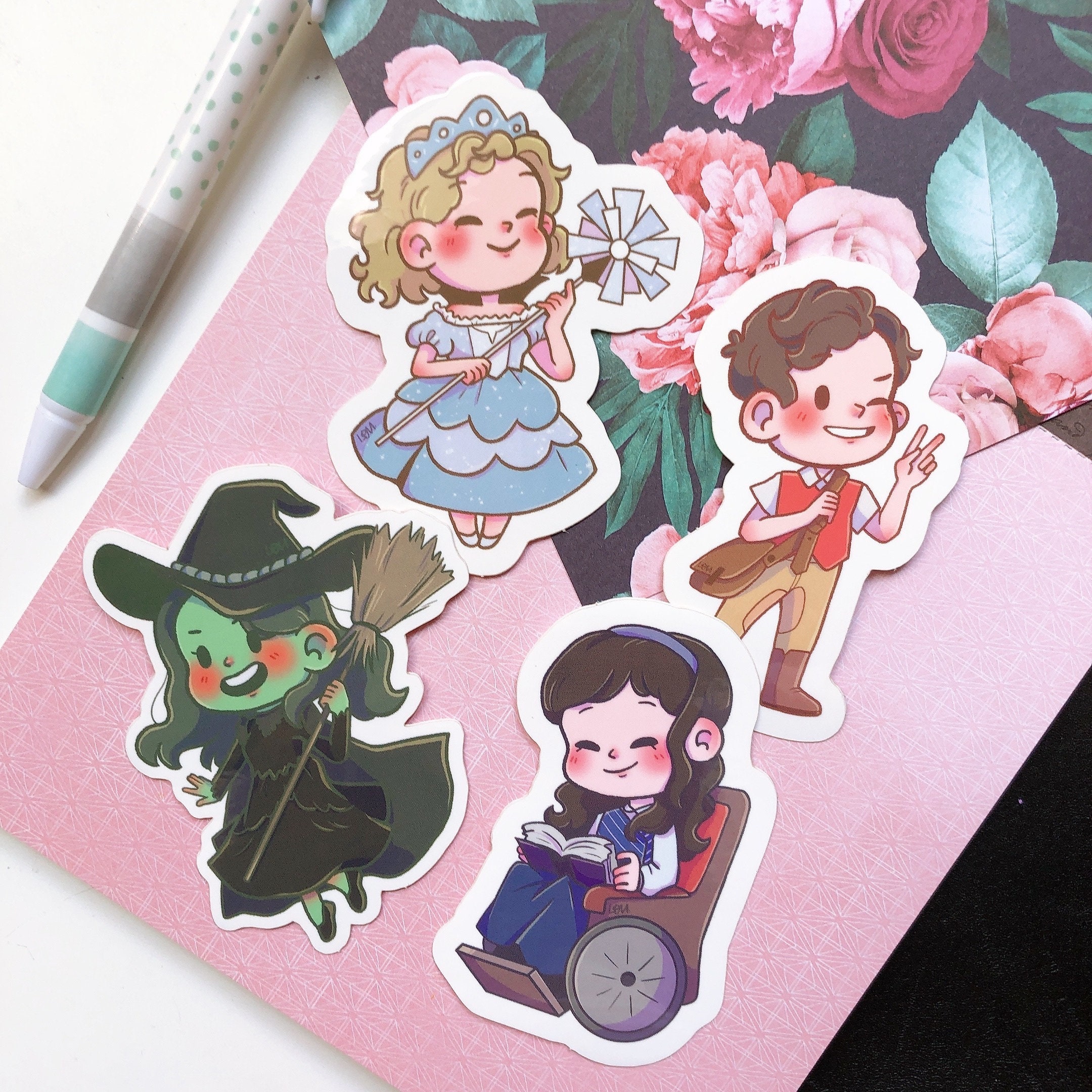 Wicked Sticker Pack Broadway Musical | Etsy