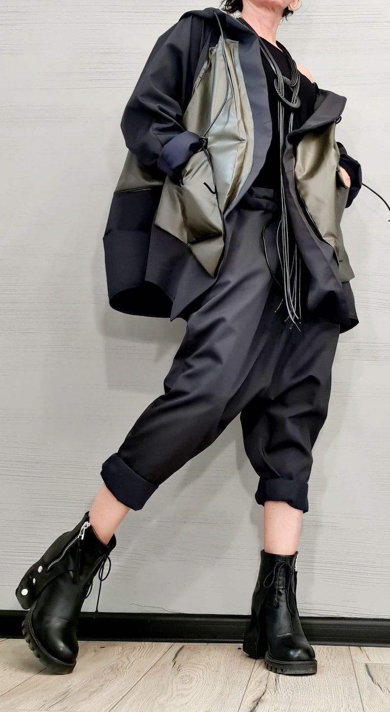 Extravagant jacket Asymmetrical Jacket Jacket with outer | Etsy