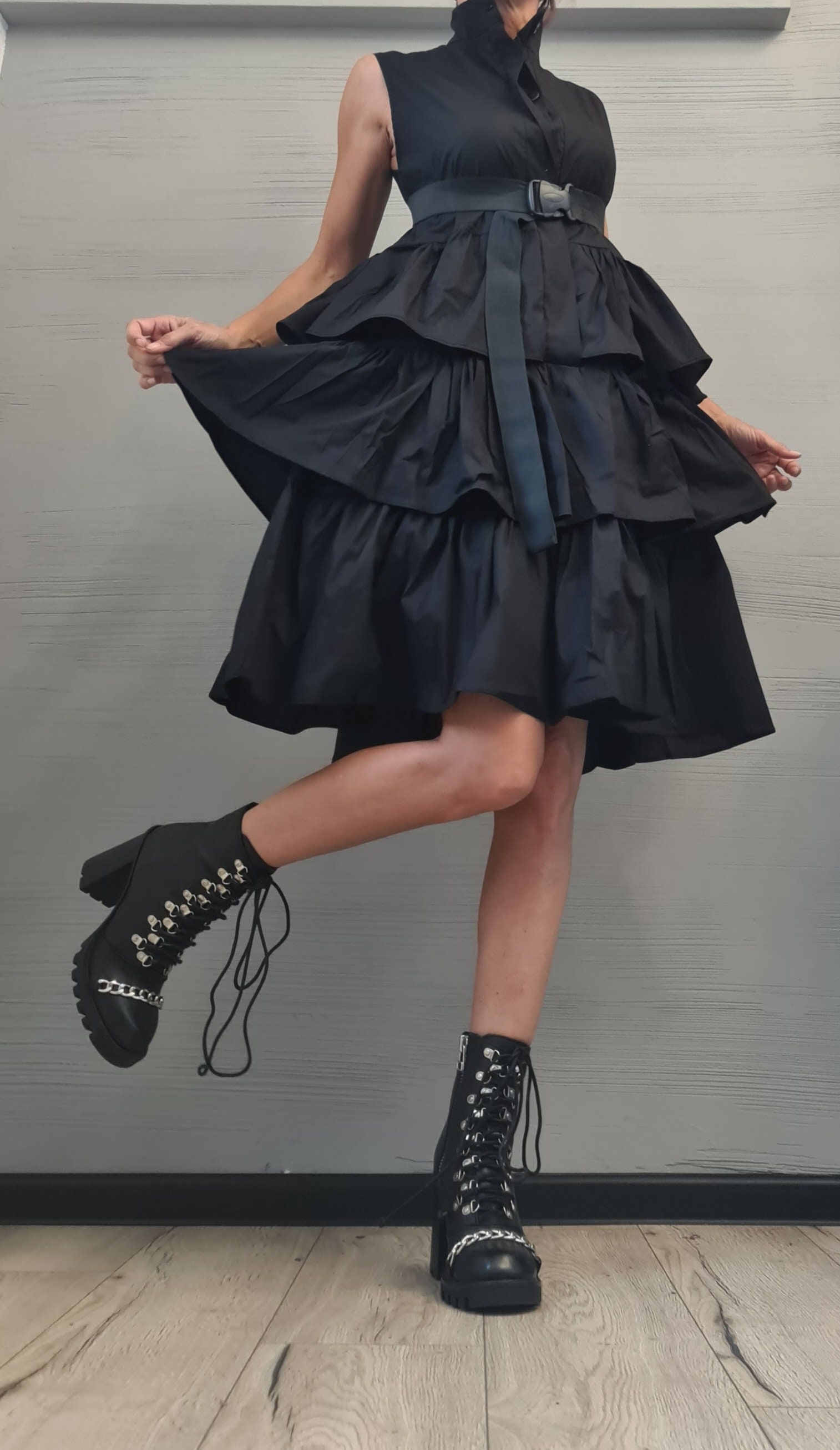 Extravagant Dress Loose Shirt Tunic Dress Gothic Tunic - Etsy