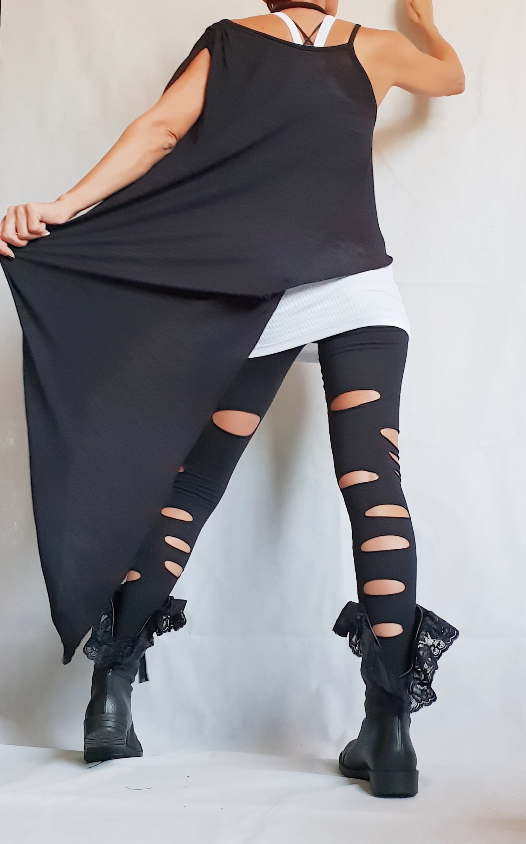 Asymmetric Top, Avant Garde Tunic, Futuristic Clothing, Deconstructed ...