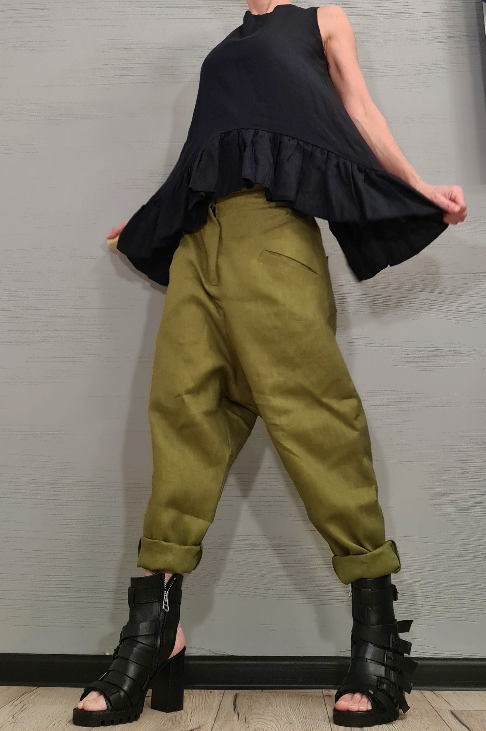 New collection Lenin Avant Garde Pants Harem Pants Women | Etsy