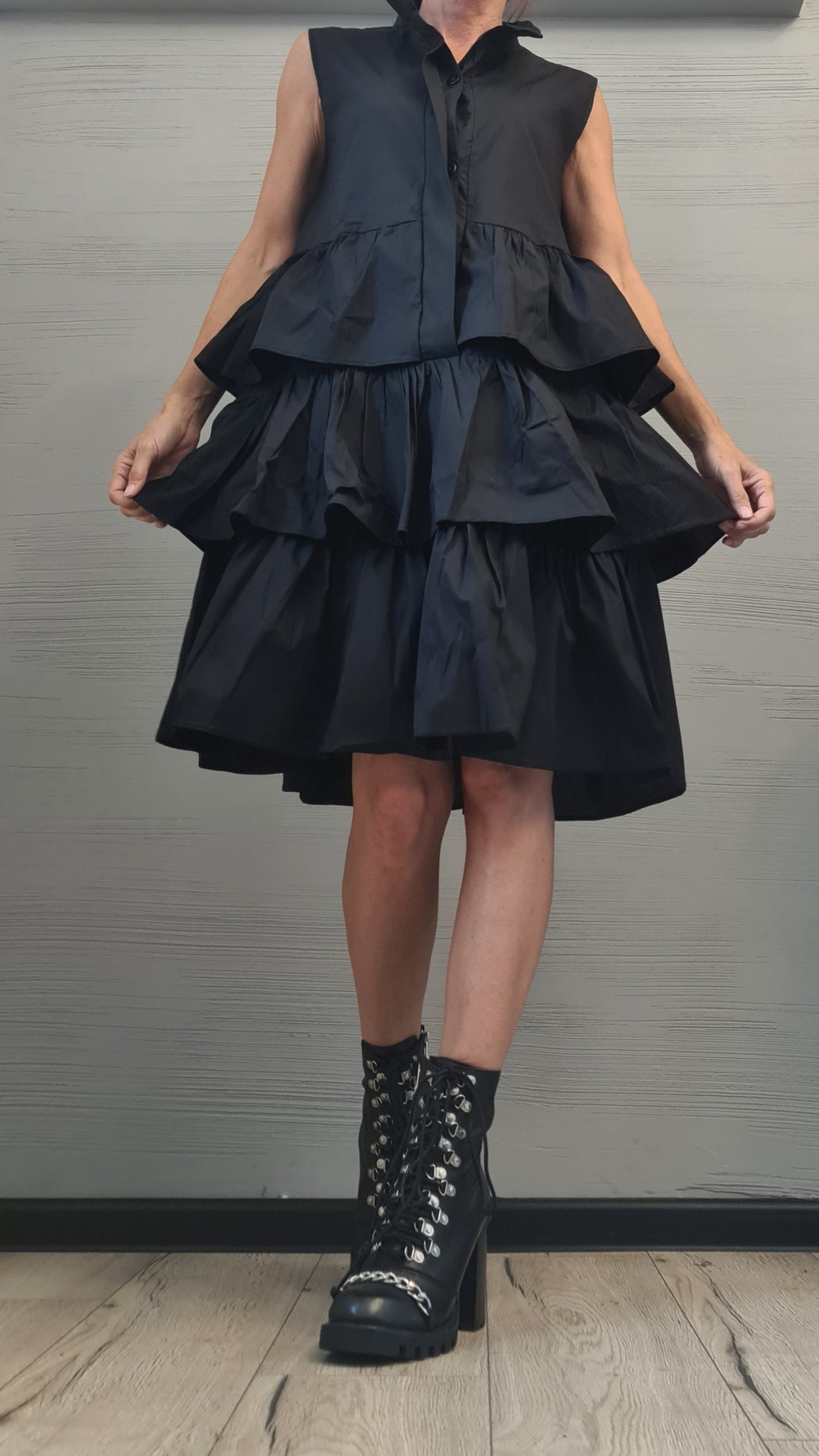 Extravagant Dress Loose Shirt Tunic Dress Gothic Tunic - Etsy