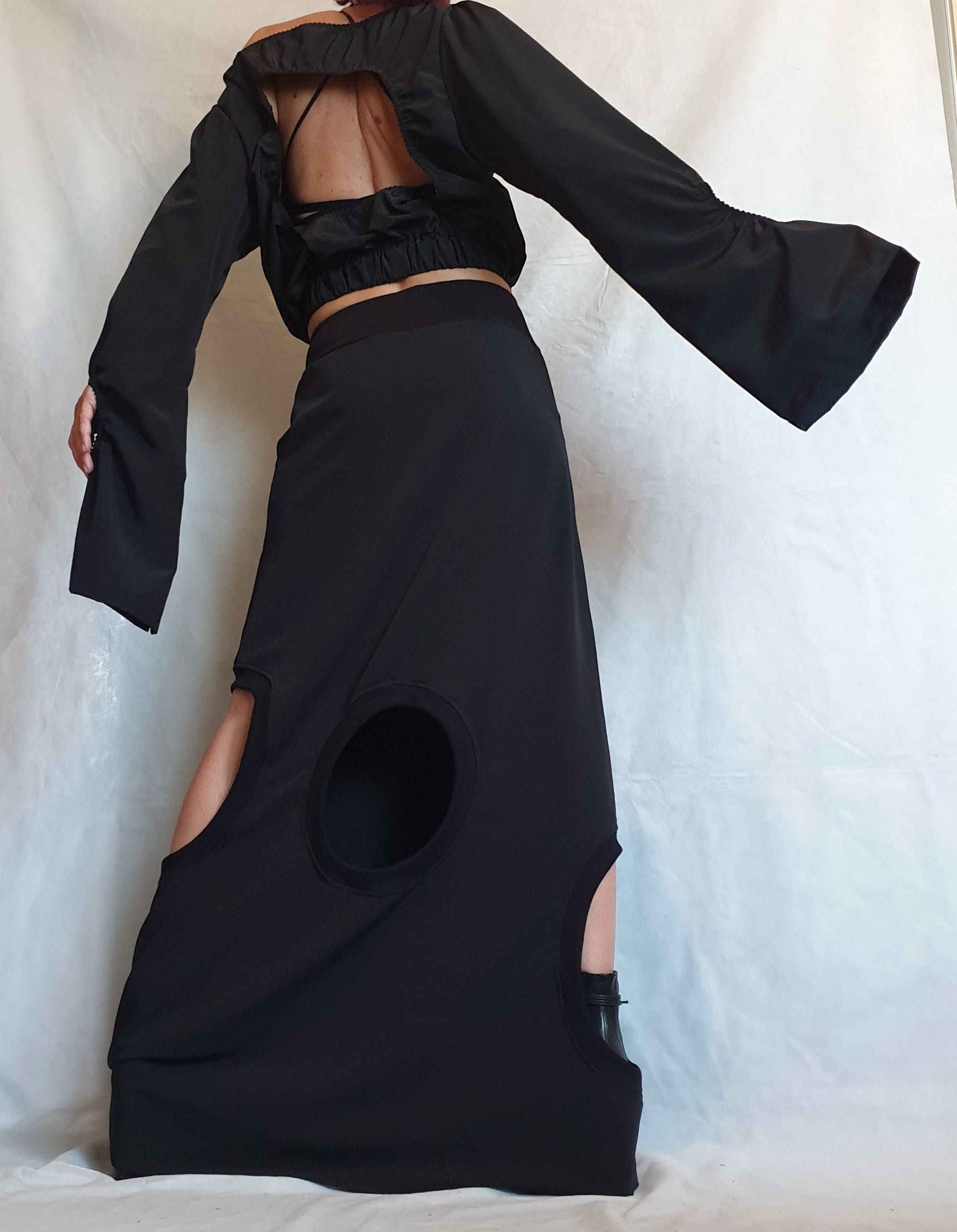 Asymmetric Shirt Avant Garde Top Long Sleeve Top - Etsy