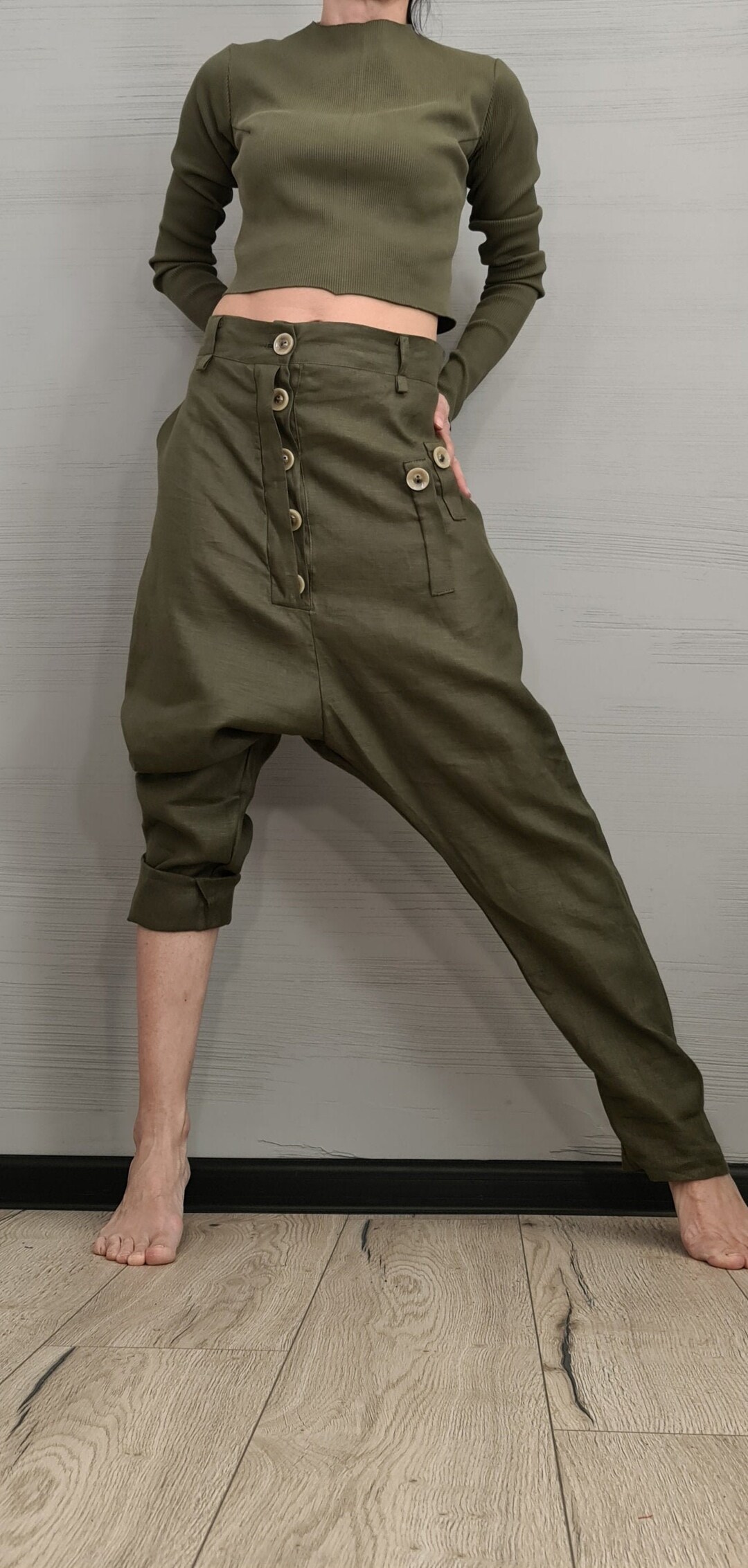 New Collection Lenin Avant Garde Pants, Harem Pants Women, Drop Crotch ...