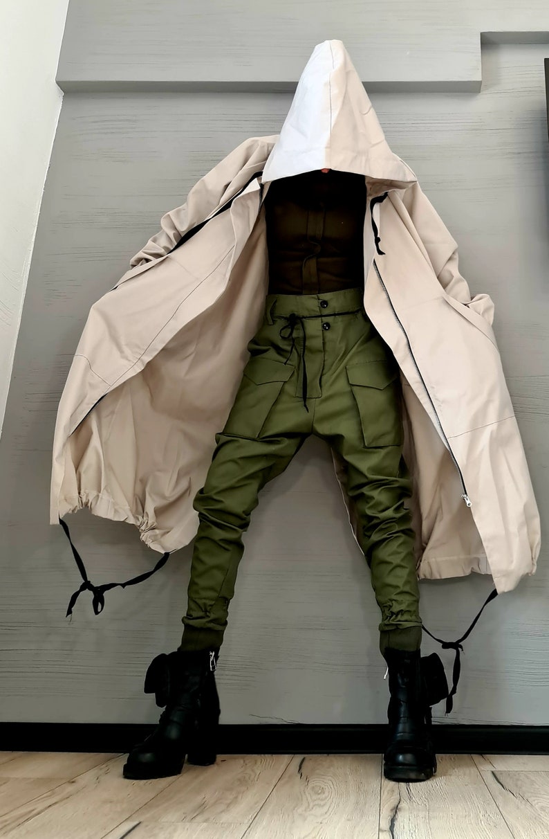 Extravagant Long Loose Hooded Jacket Spring Blazer - Etsy