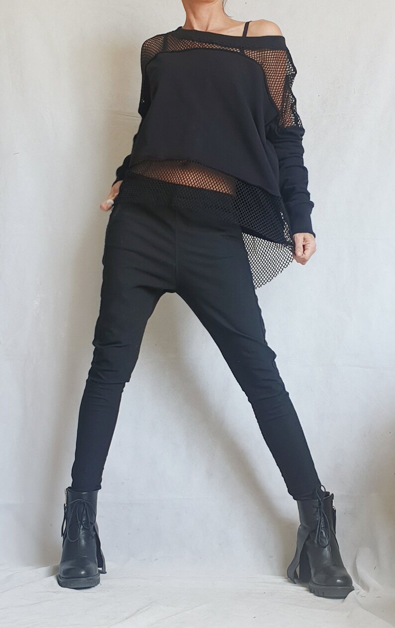 Avant Garde Blouse, Deconstructed Top, Extravagant Asymmetric Top ...