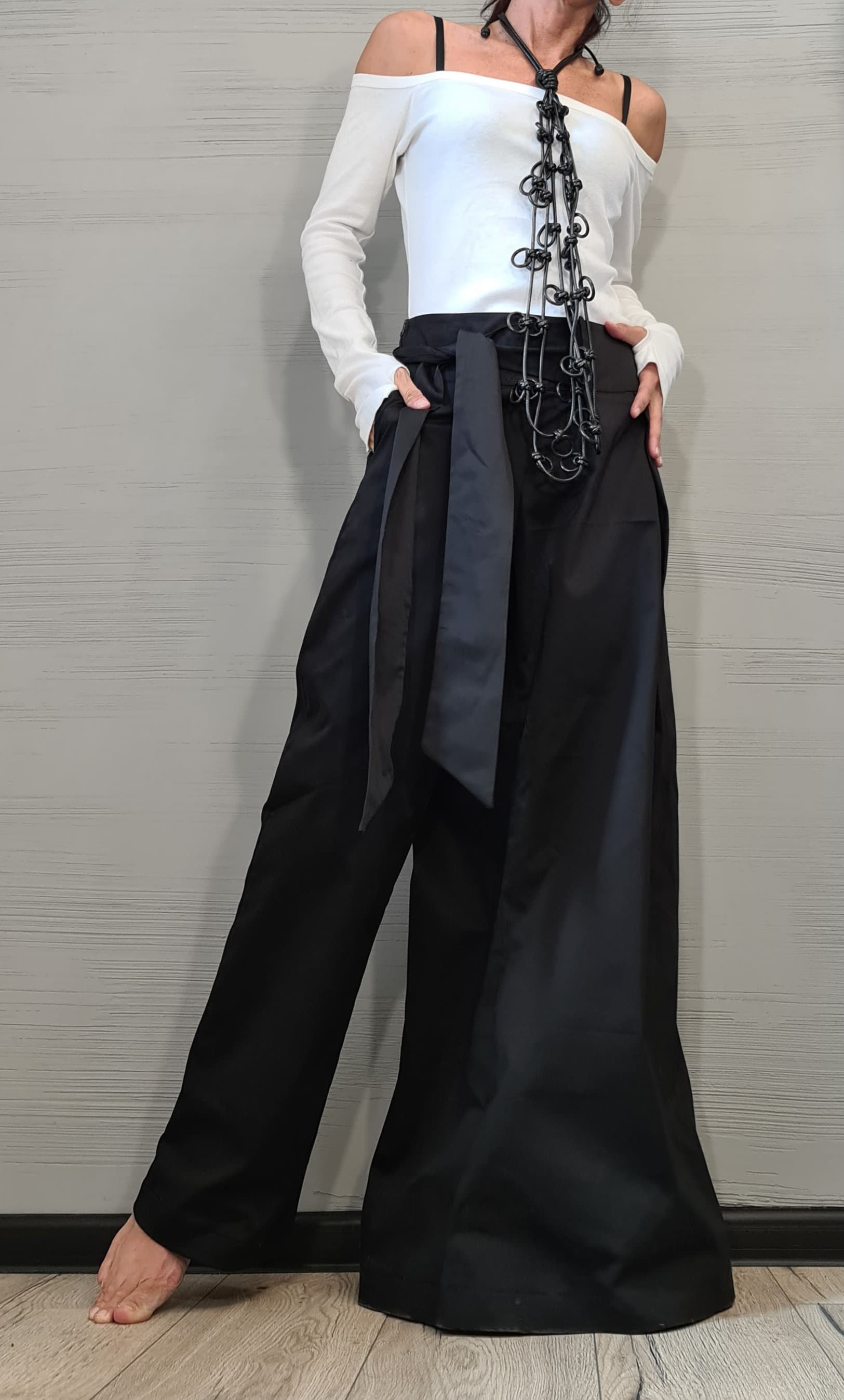 Avant Garde Pants Asymmetric Pants Women Deconstructed | Etsy
