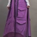 Deconstructed Dress, Long Loose Dress, Outside Pockets Dress ...