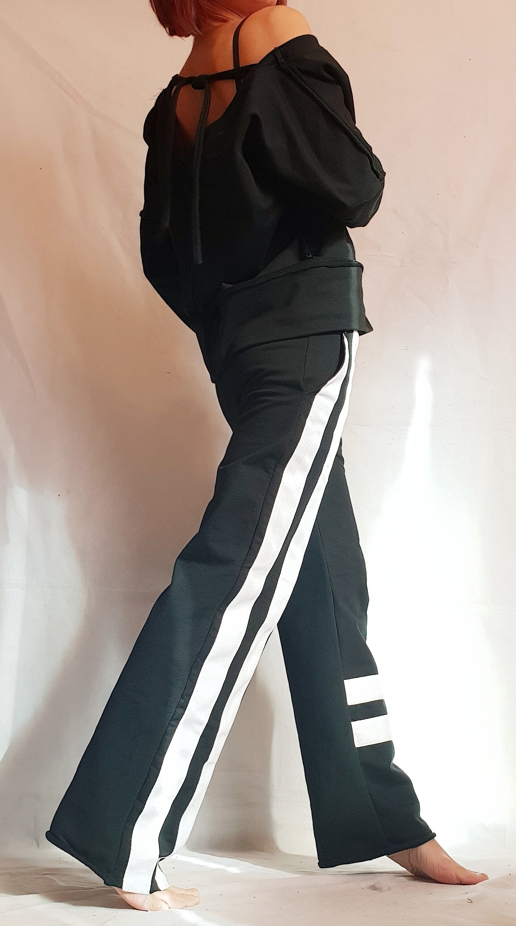 Casual Cotton Women Set Black Women Set Two Piece Modern - Etsy