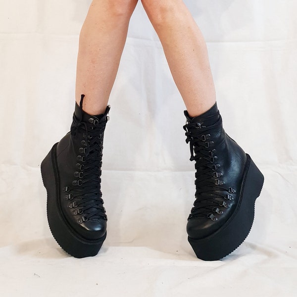 Grunge Boots - Etsy