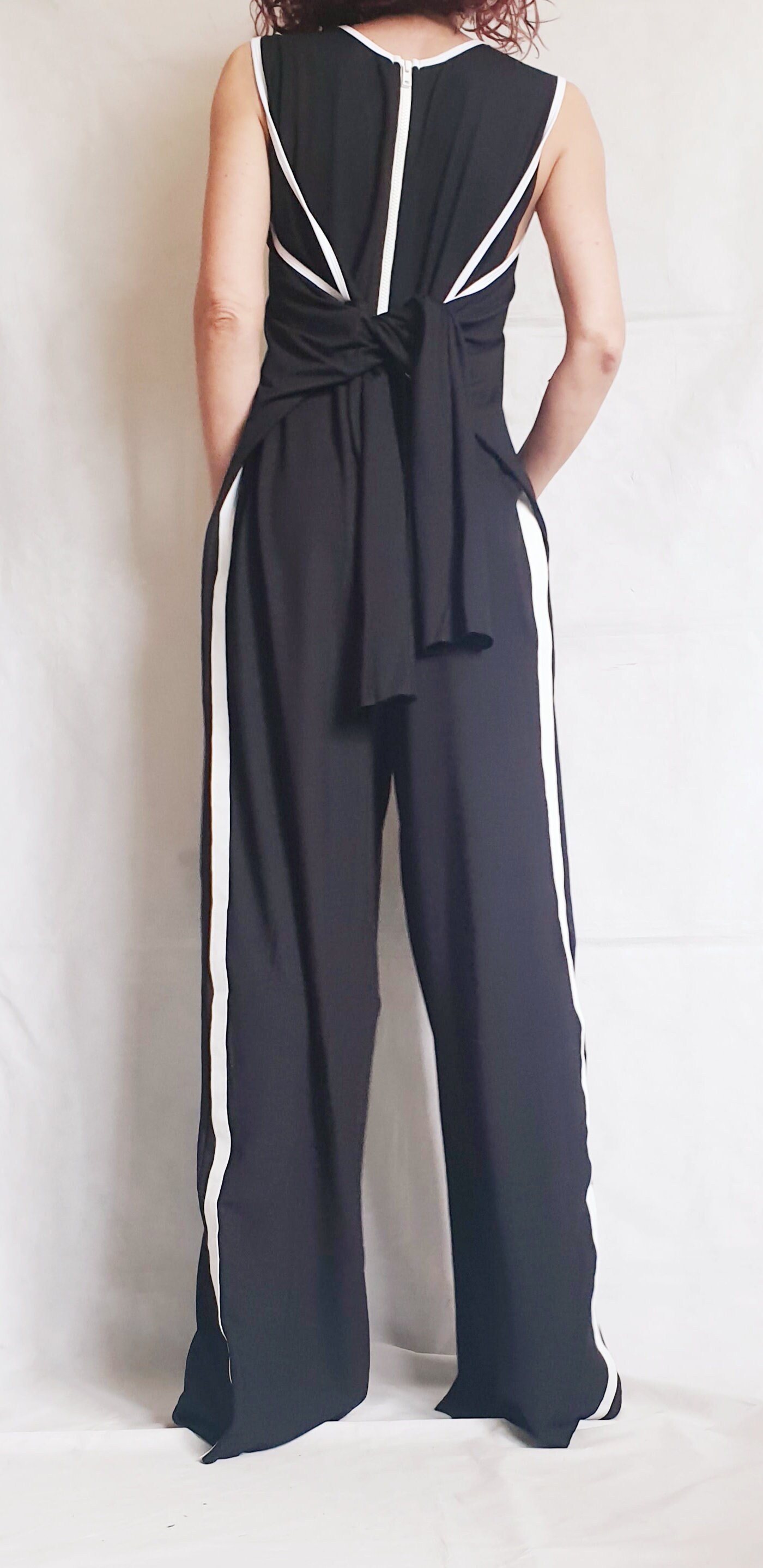 Asymmetric Long Jumpsuit/harem Jumpsuit/boho Jumpsuit/ Gothic | Etsy