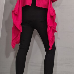 New Collection Lenin Red Avant Garde Blazer, Extravagant Jacket ...