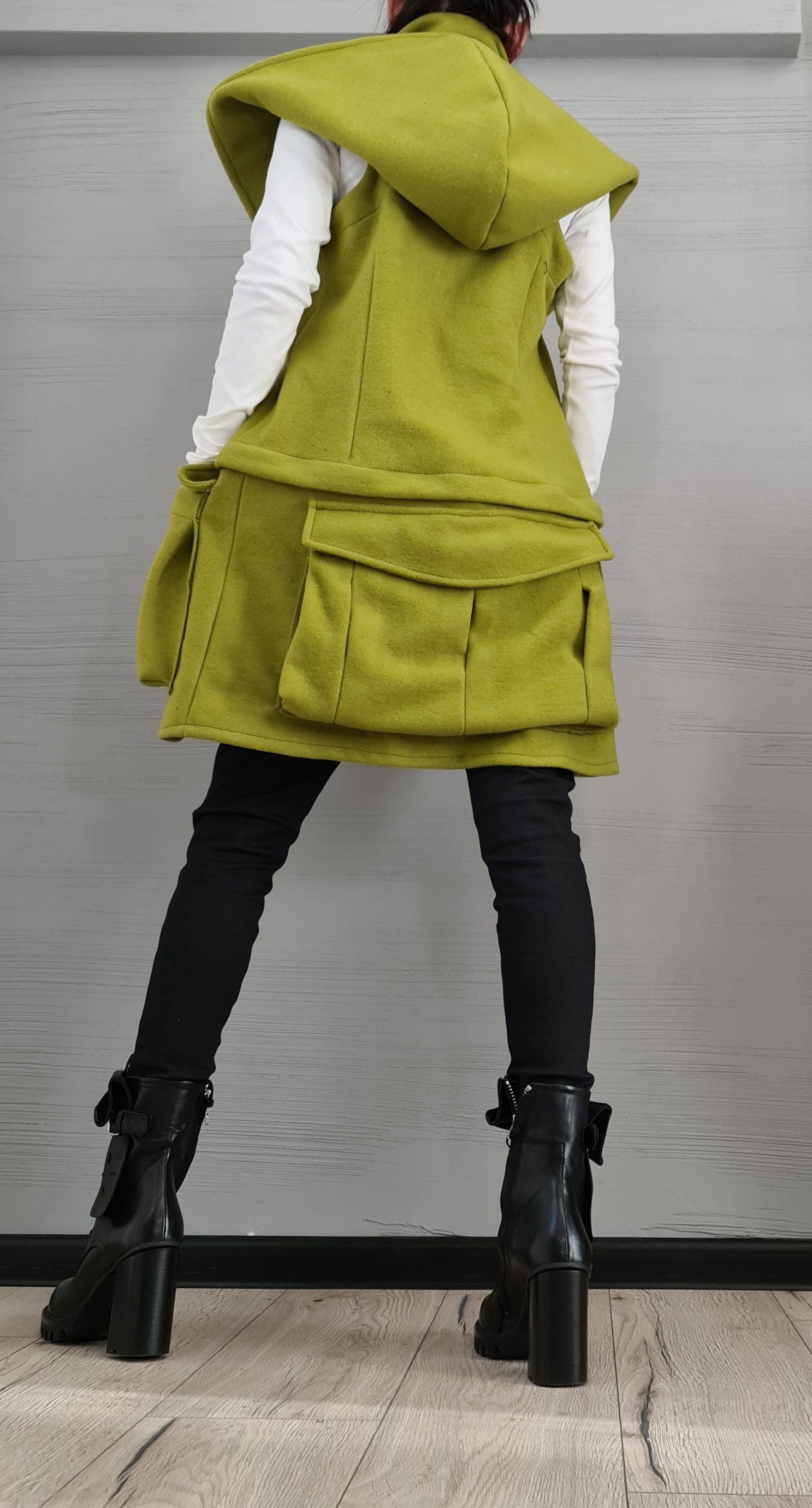 New Collection Winter Vest Extravagant Vest Asymmetric Vest - Etsy