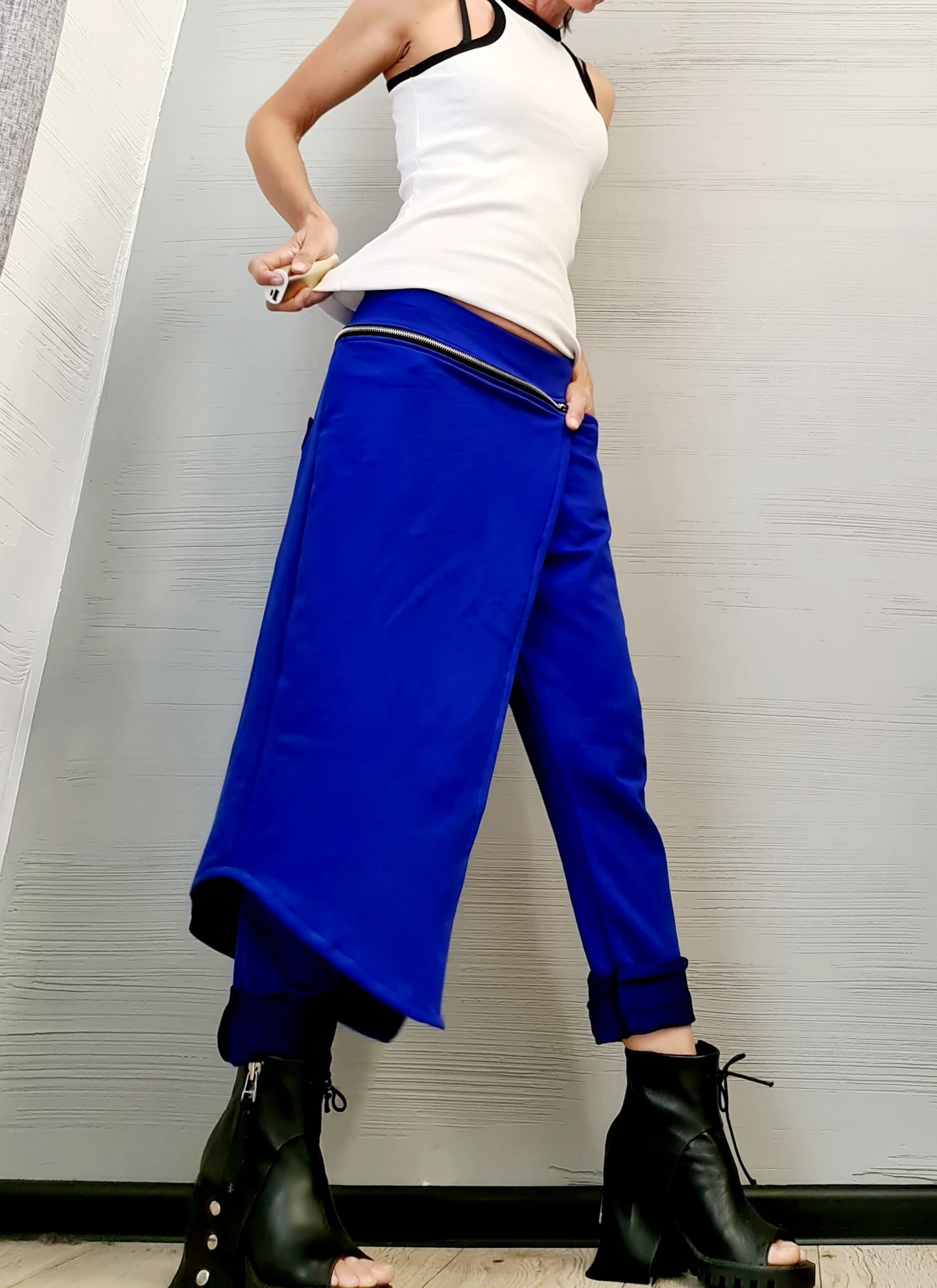 Avant Garde Pants, Asymmetric Pants Women, Avant Garde Pants ...