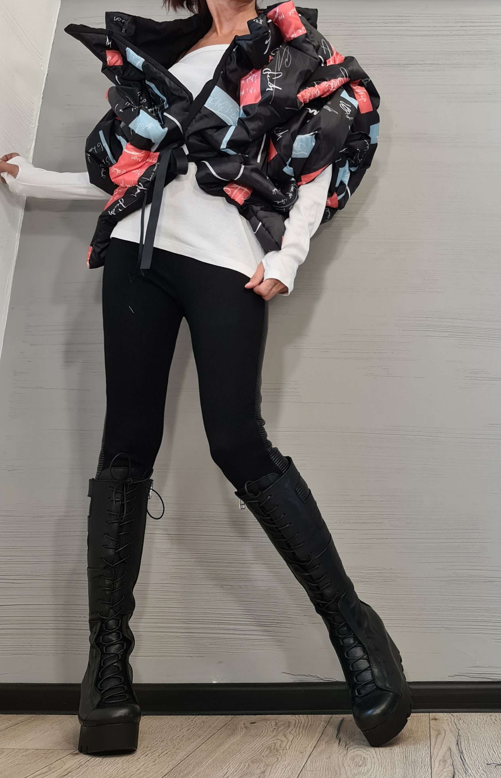 Extravagant Winter Vest Women Short Jacket Asymmetric Black - Etsy