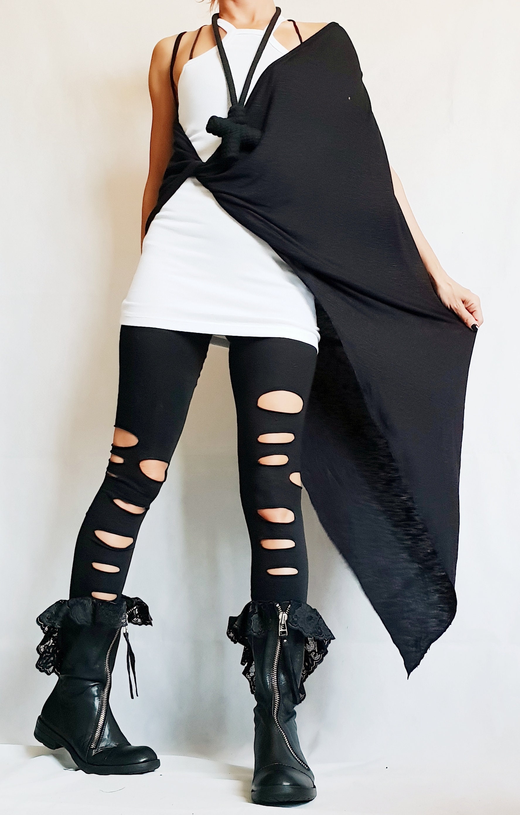 Asymmetric Top Avant Garde Tunic Futuristic Clothing | Etsy