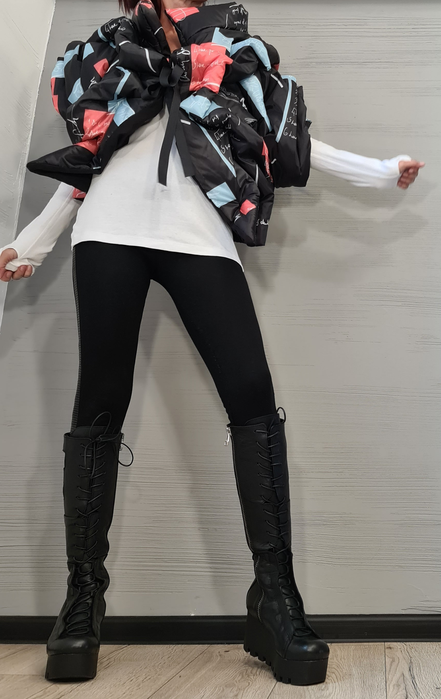 Extravagant Winter Vest Women Short Jacket Asymmetric Black - Etsy