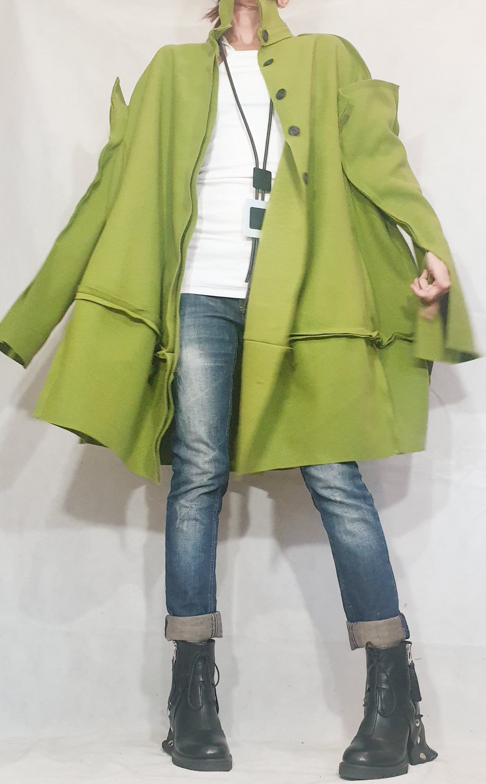 Extravagant Deconstructed Coat RED Coat Wool Coat Winter - Etsy