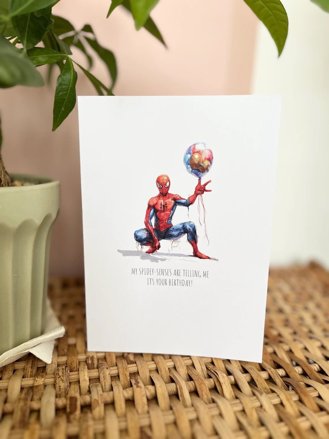 Digital Birthday Card - Spiderman - Spiderman Card - Happy Birthday ...