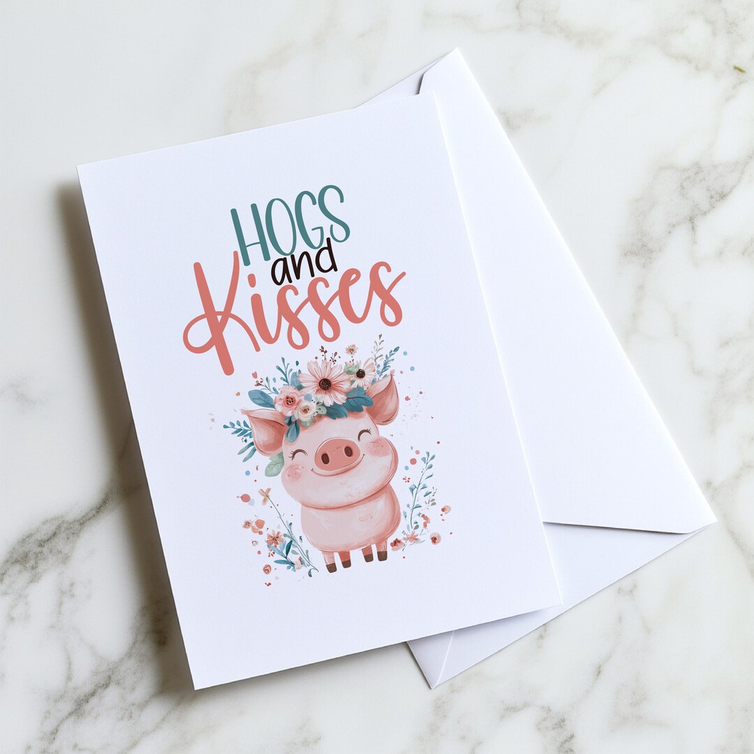 Digital Mothers Day Card - Mothers Day - Pun Card - Pig Card - Pig ...