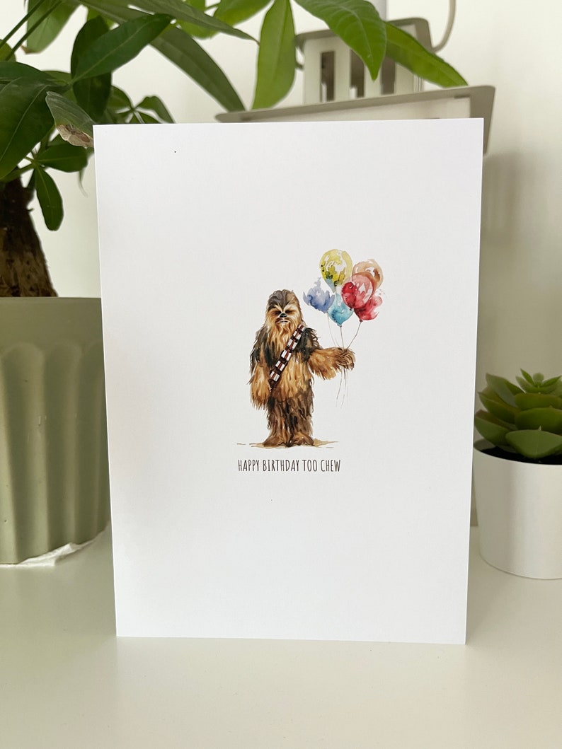 Birthday Card - Star Wars - Star Wars Card - Happy Birthday - Birthday ...