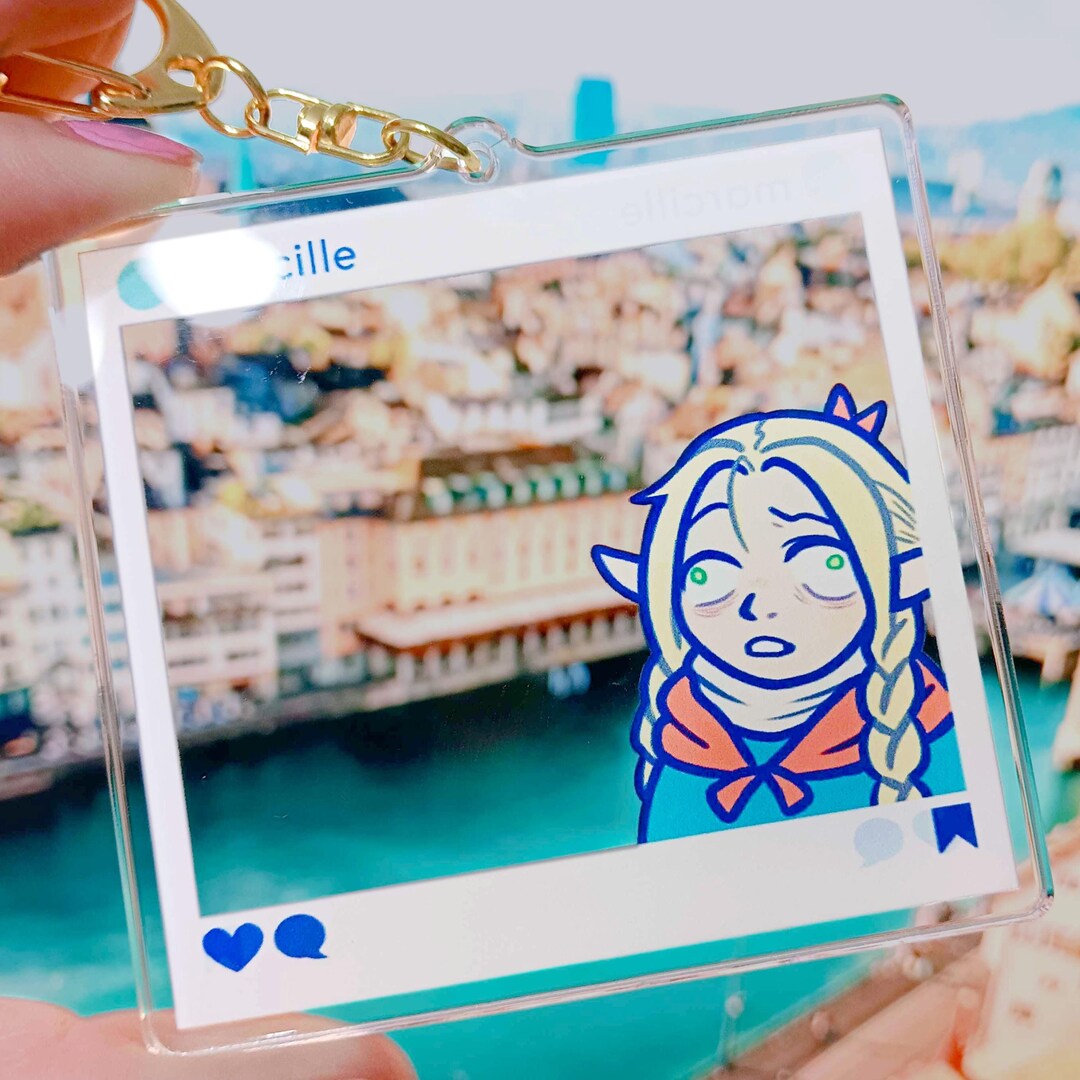 Marcille Meme Polaroid Charm | 7cm | Dungeon Meshi | Siyubun | - Etsy