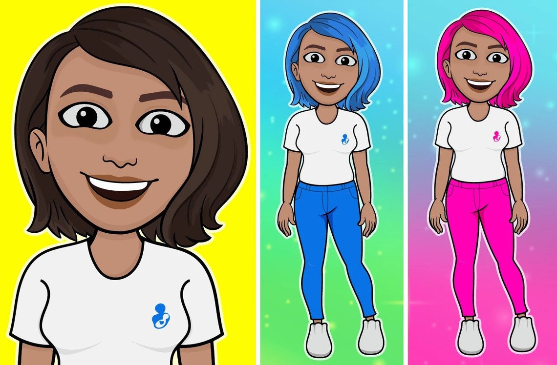 Bitmoji / Bitmoji Character / Bitmoji Avatar/ Avatar/ Character ...