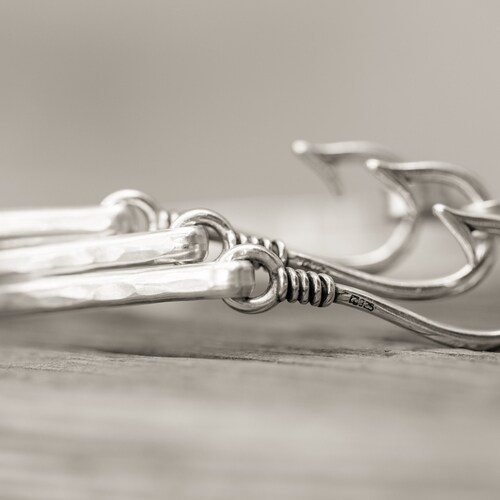 Fish Hook Bracelet Made on Cape Cod. Bracelet Made in - Etsy