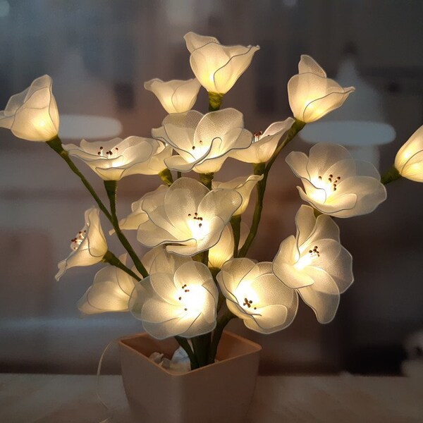 Cherry Blossom Lamp - Etsy