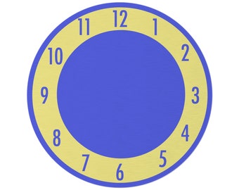 Clock Design Carpet, Clock Themed Circle Rug, Black & White Time Themed ...