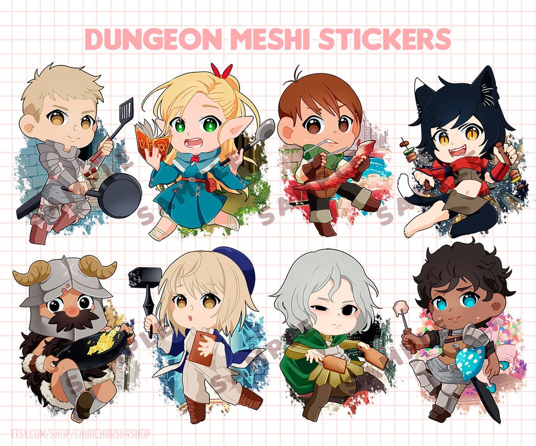 Dungeon Meshi Stickers - Etsy