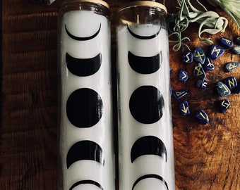 Moon Phase Candle - Etsy
