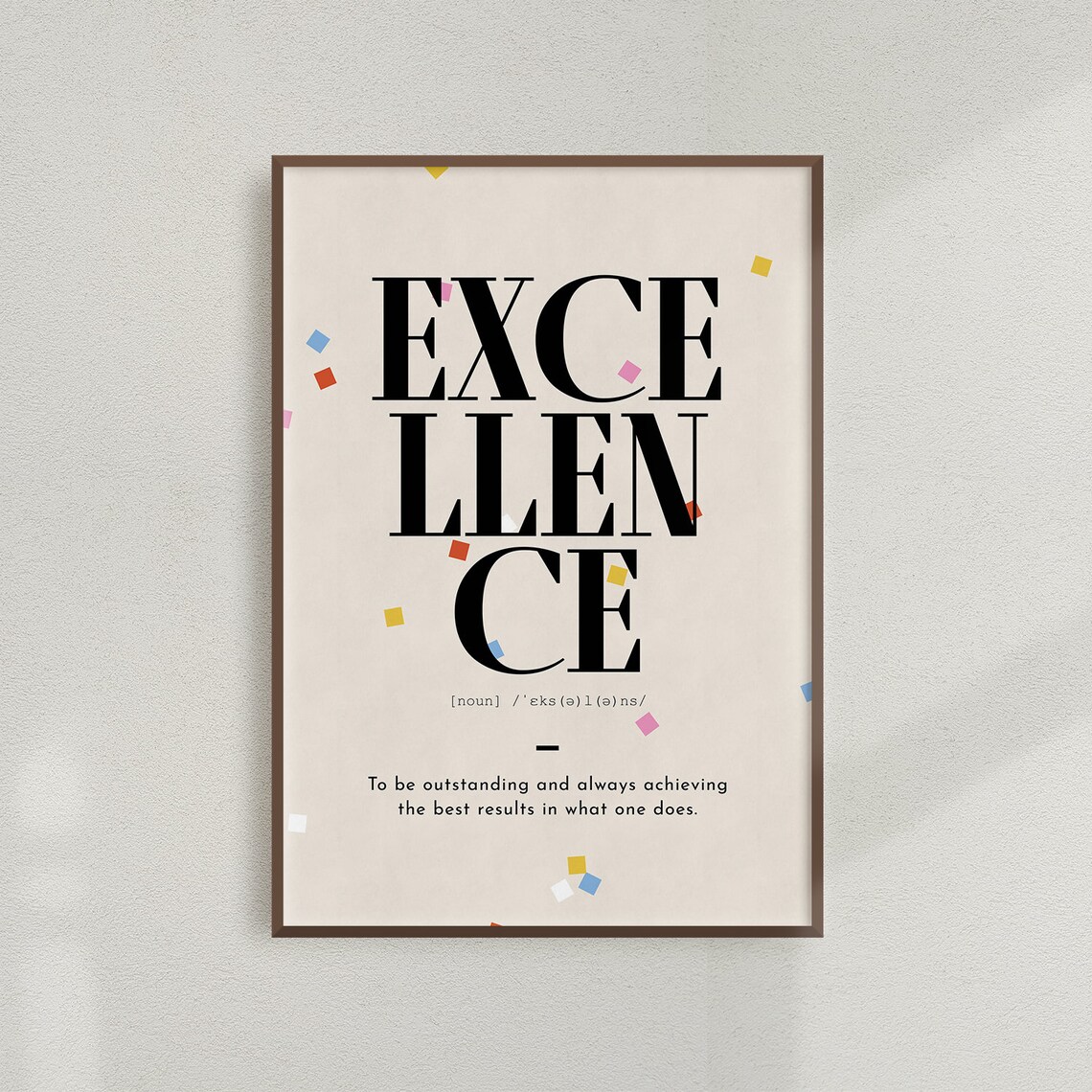 Excellence Dictionary Definition Digital Printable Confetti - Etsy
