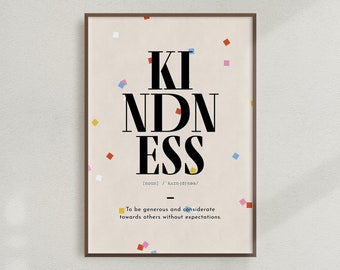 Excellence Dictionary Definition Digital Printable Confetti Poster ...