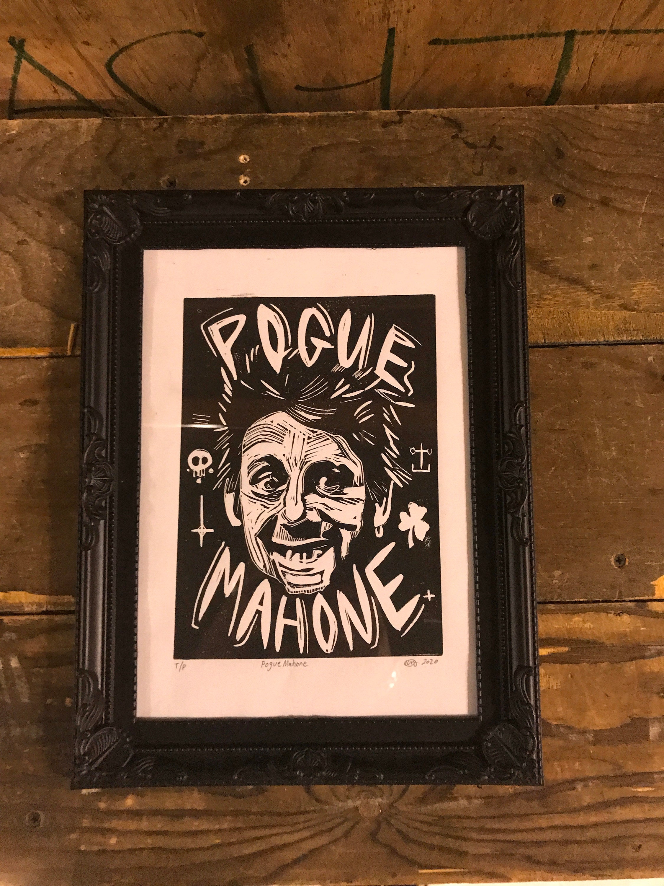 Shane MacGowan. Pogue Mahone. Hecho a mano. Impresión original - Etsy ...